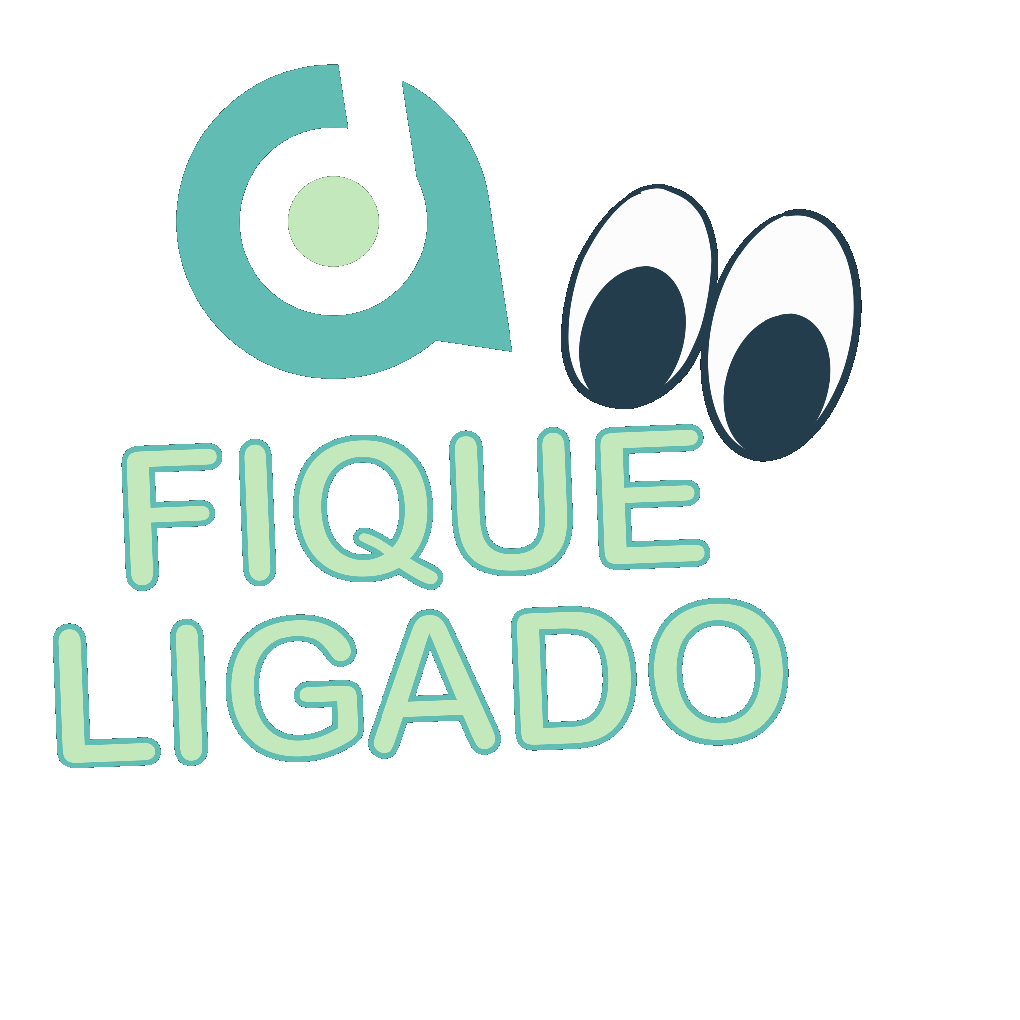 Fique Ligado Sticker by DinamicART for iOS & Android | GIPHY
