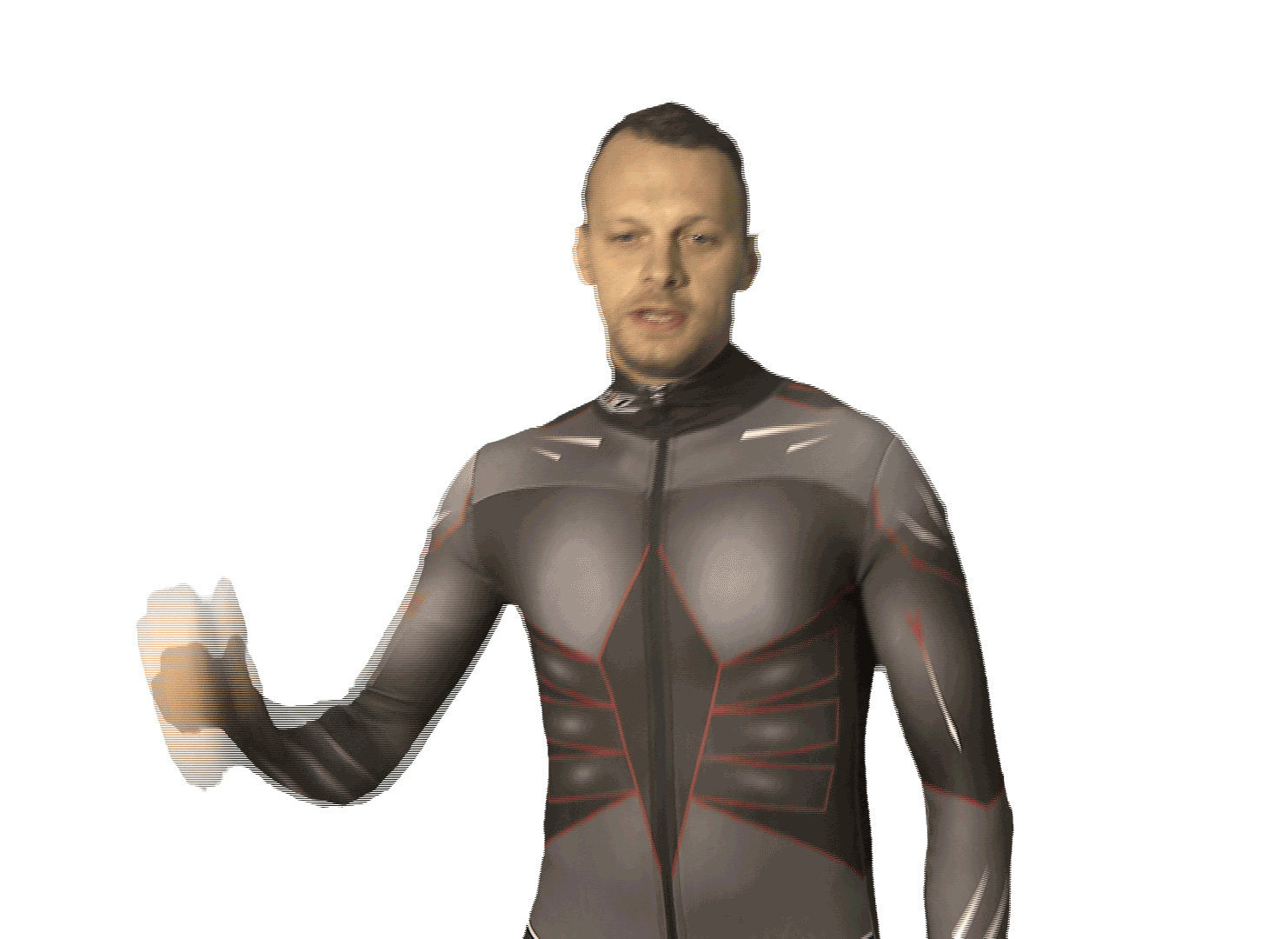 Number 1 Skeleton Sticker by IBSF Sliding for iOS & Android | GIPHY