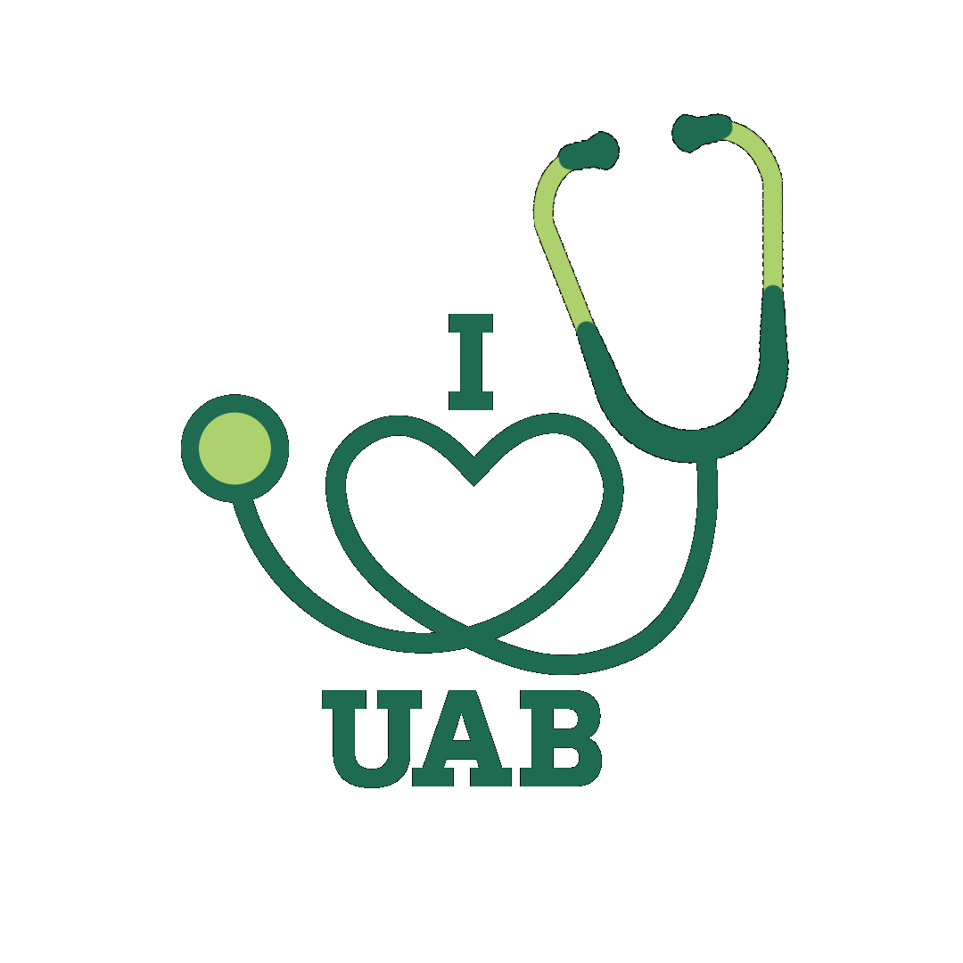 Uab Blazers Heart Sticker by The University of Alabama at Birmingham ...