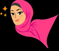 Cute Muslimah Animation Gif