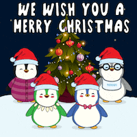 Merry Christmas by Pudgy Penguins | GIPHY