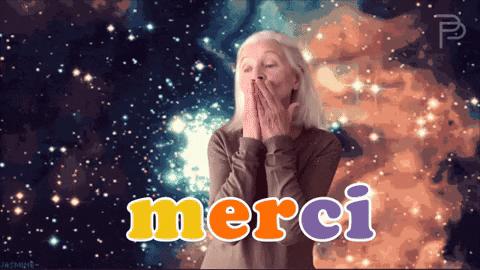 Thanks Merci GIF by PetitsFreresdesPauvres - Find & Share on GIPHY