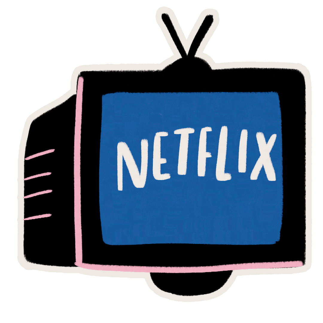 Netflix Smile Sticker by Cattini for iOS & Android | GIPHY