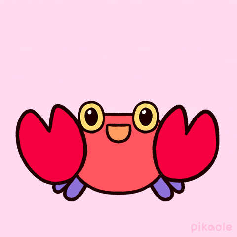 Crabby crab by pikaole | GIPHY