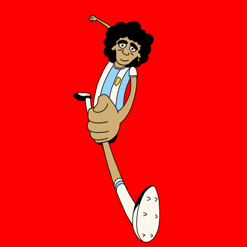 Diego Maradona Dance GIF by YK Animation Studio - Find & Share on GIPHY
