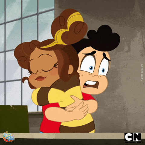 Super Hero Hug GIF by DC Comics - Find & Share on GIPHY