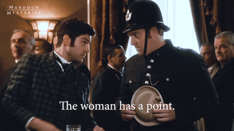 The Woman Has A Point GIFs - Get the best GIF on GIPHY