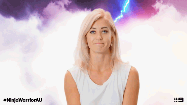 Channel 9 Shrug GIF by Australian Ninja Warrior - Find & Share on GIPHY