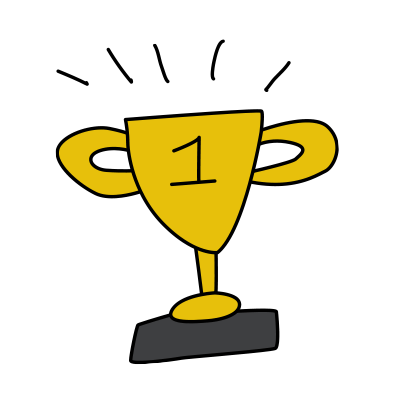 Winner Trophy Sticker by Lowi for iOS & Android | GIPHY