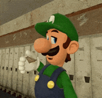 Luigi Running Gif