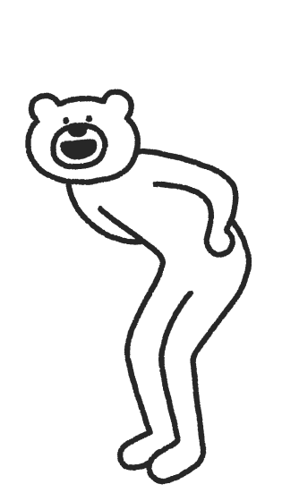 Bear Hello GIF by takadabear - Find & Share on GIPHY