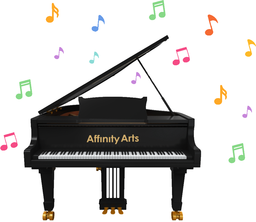 Piano Sticker by Affinity Arts International School for iOS & Android ...