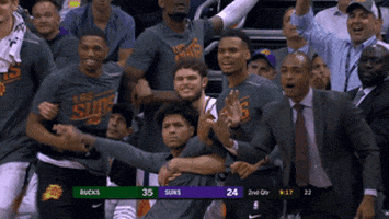 Happy Phoenix Suns GIF by NBA - Find & Share on GIPHY
