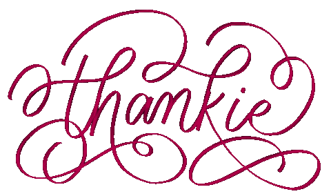 Thank You Writing Animated Gif