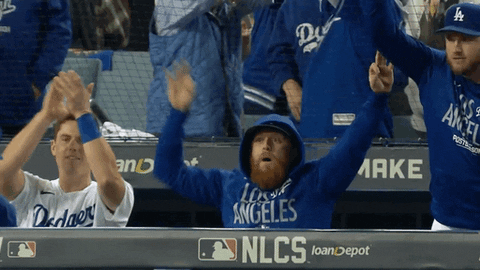 Celebrate La Dodgers GIF by MLB - Find & Share on GIPHY