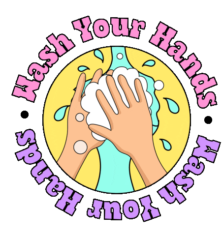 Virus Wash Sticker by Jess Stempel for iOS & Android | GIPHY