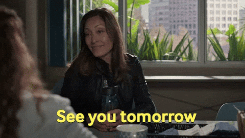 See Ya Tomorrow GIF by ABC Network - Find & Share on GIPHY