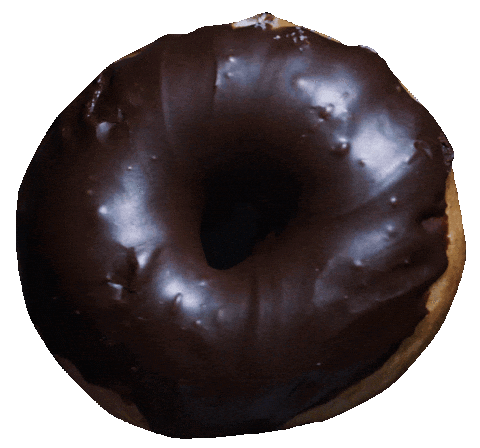 Donut Eating Sticker by Supersapiens for iOS & Android | GIPHY