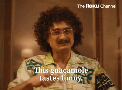 Daniel Radcliffe Guac GIF by The Roku Channel - Find & Share on GIPHY