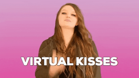 Virtual-kiss GIFs - Get the best GIF on GIPHY