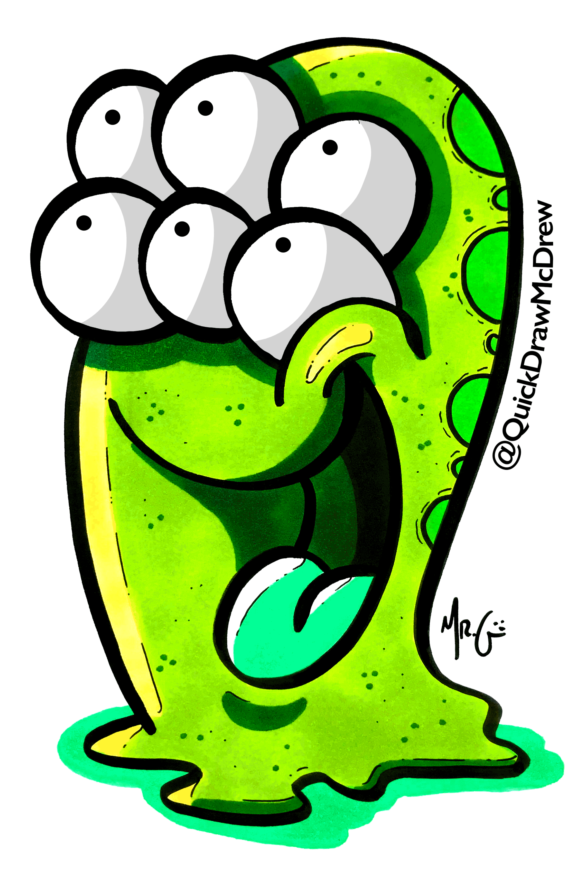 Alien Sticker by QuickDrawMcDrew for iOS & Android | GIPHY