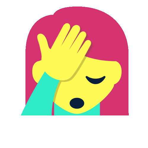 Idiot Facepalm Sticker by Quarks for iOS & Android | GIPHY