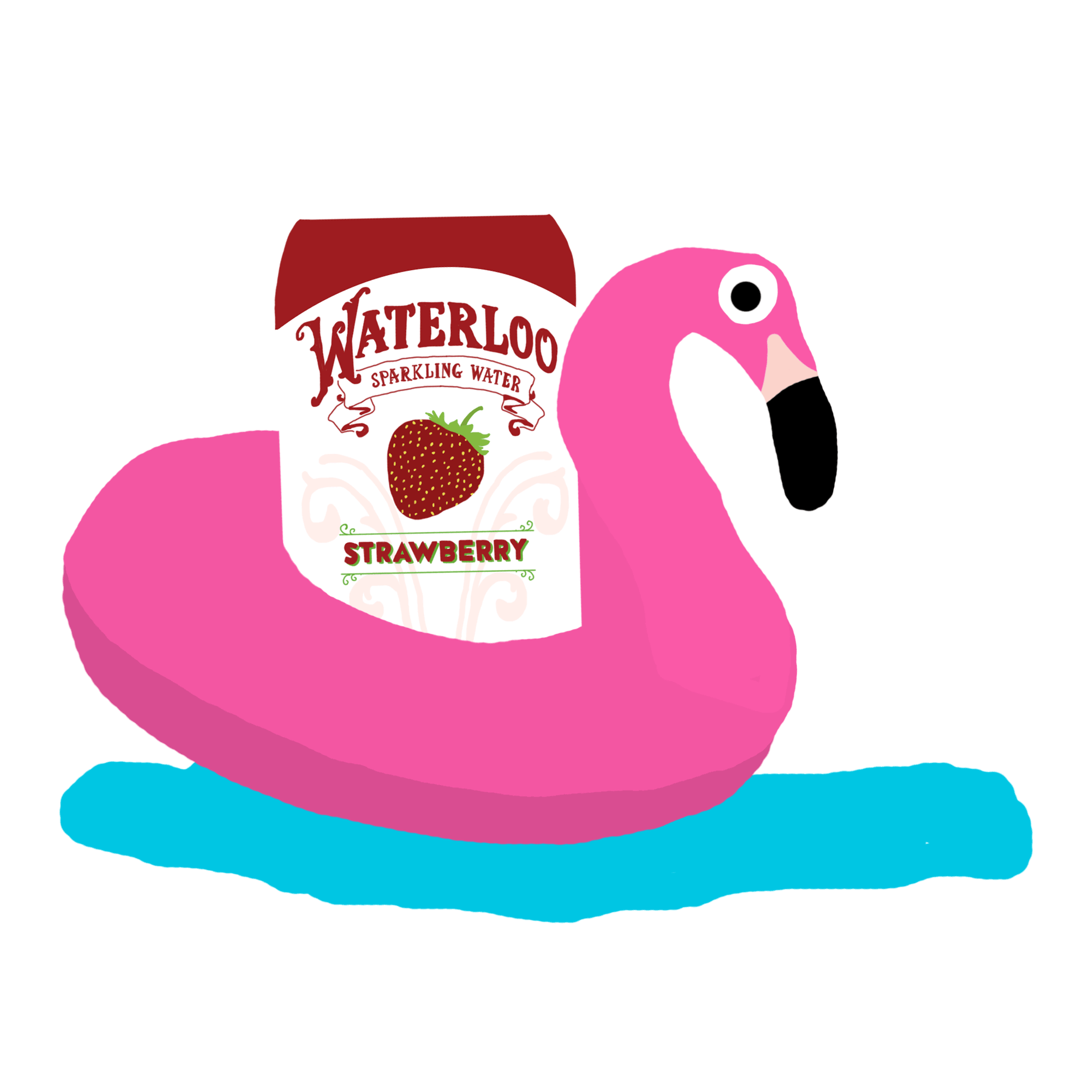 Summer Cheers Sticker by Waterloo Sparkling Water for iOS & Android | GIPHY