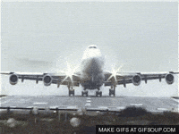Airplane Takeoff Gif