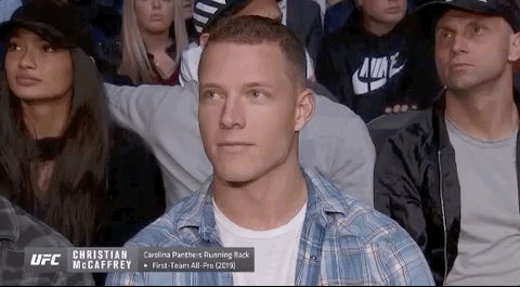 Christian Mccaffrey Sport GIF by UFC - Find & Share on GIPHY
