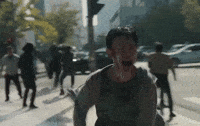 Run Away Scared Gif