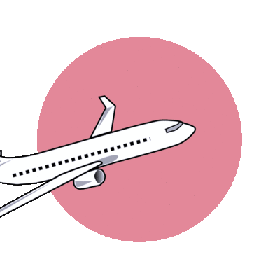 Trip Plane Sticker for iOS & Android | GIPHY