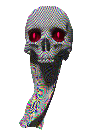 Transparent Skeleton Gif