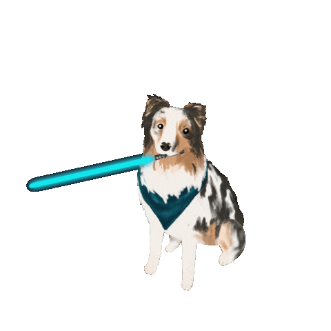 Dogs With Lightsabers Gif
