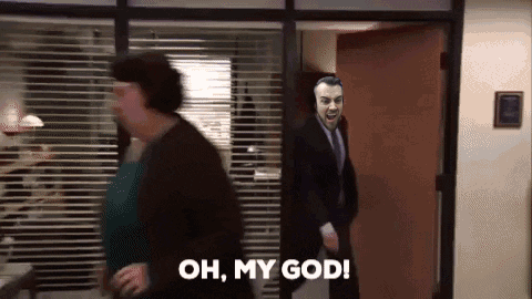 The Office Omg GIF by Method - Find & Share on GIPHY