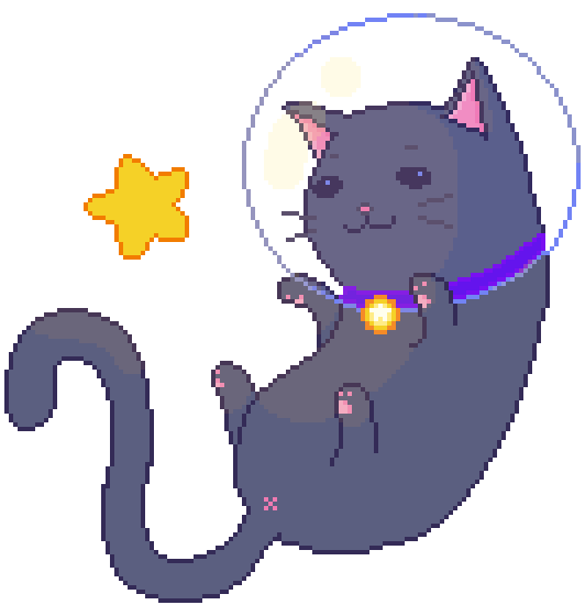 Space Cat Sticker for iOS & Android | GIPHY