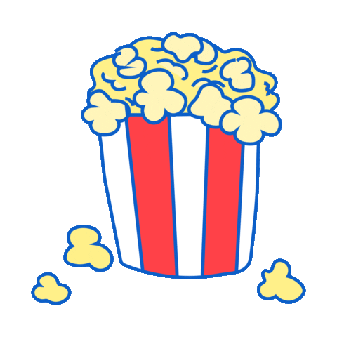 Oscars Popcorn Sticker by popsugar for iOS & Android | GIPHY