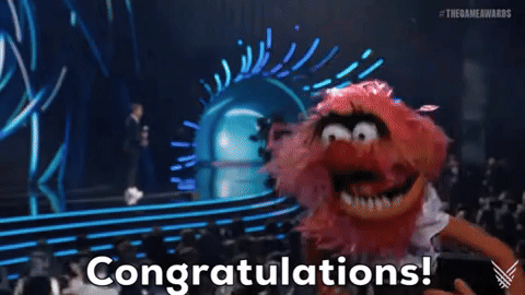 Funny Congrats Animated Gif