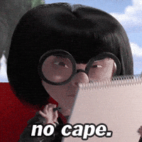 Incredibles Edna No Capes