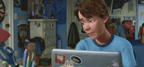 New trending GIF tagged reaction andy toy story… | Trending Gifs