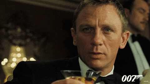 James Bond Martini Gif
