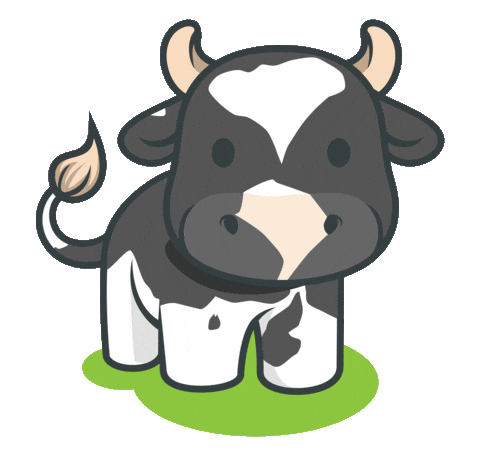 Cow Farm Sticker for iOS & Android | GIPHY