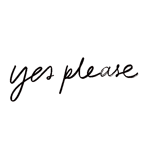 Yes Please Sticker for iOS & Android | GIPHY