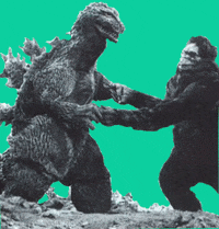Godzilla Kick Gif