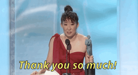Sandra Oh GIF by SAG Awards - Find & Share on GIPHY