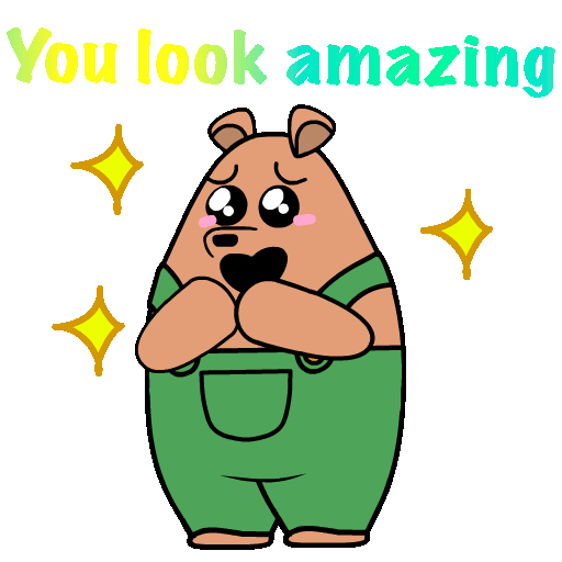 You Look Amazing Sticker for iOS & Android | GIPHY
