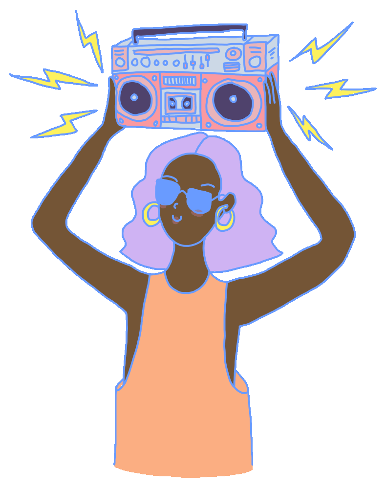 Listen Up 90S Sticker for iOS & Android | GIPHY