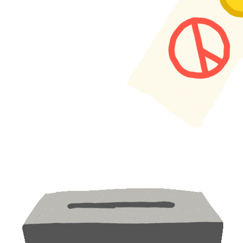 Presidential Election Vote Sticker by dso for iOS & Android | GIPHY