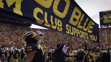 Go Blue GIF by ESPN - Find & Share on GIPHY