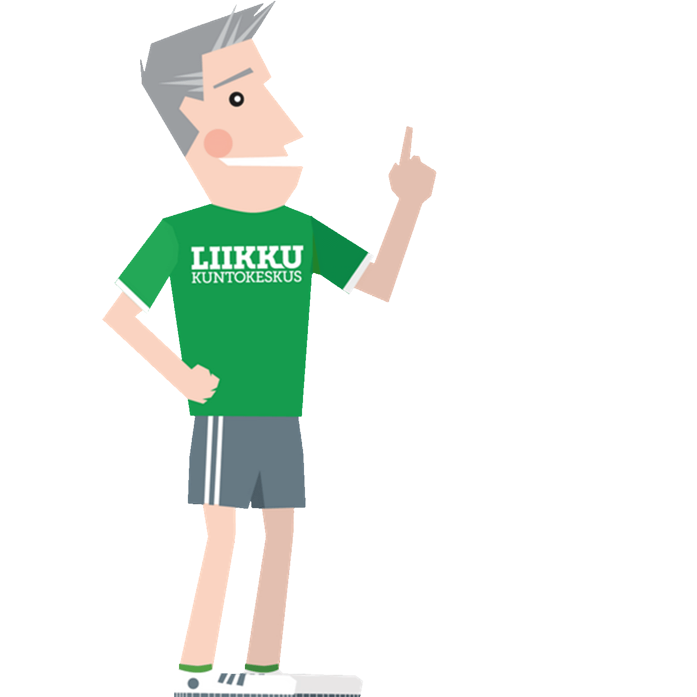 Pointing Sticker by Kuntokeskus Liikku for iOS & Android | GIPHY