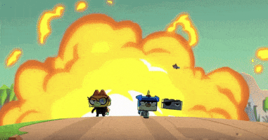 Cartoon Explosion Animated Gif